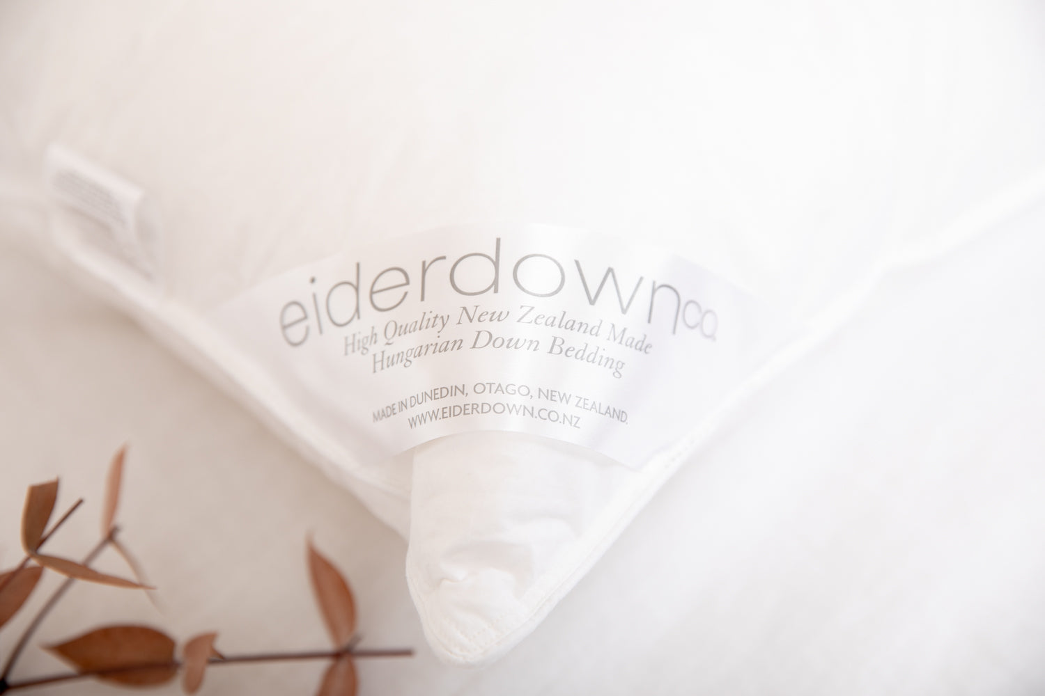 80% Hungarian Goose Down Pillow - Made in New Zealand – Eiderdown Australia