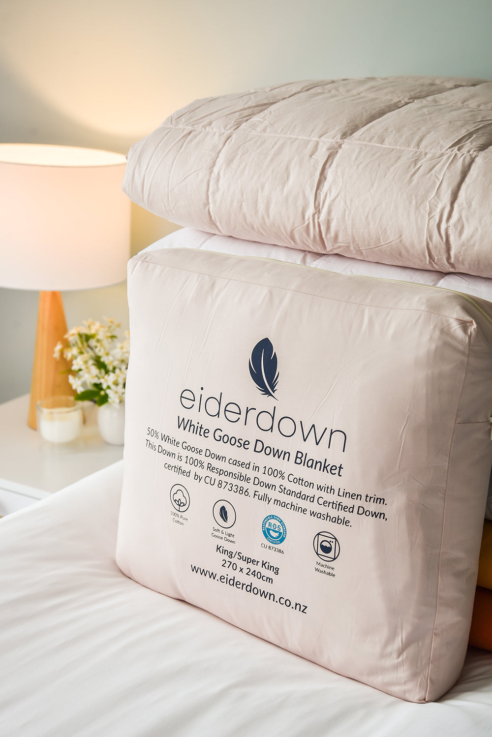 Goose Down Blanket - Spring Blossom – Eiderdown Australia